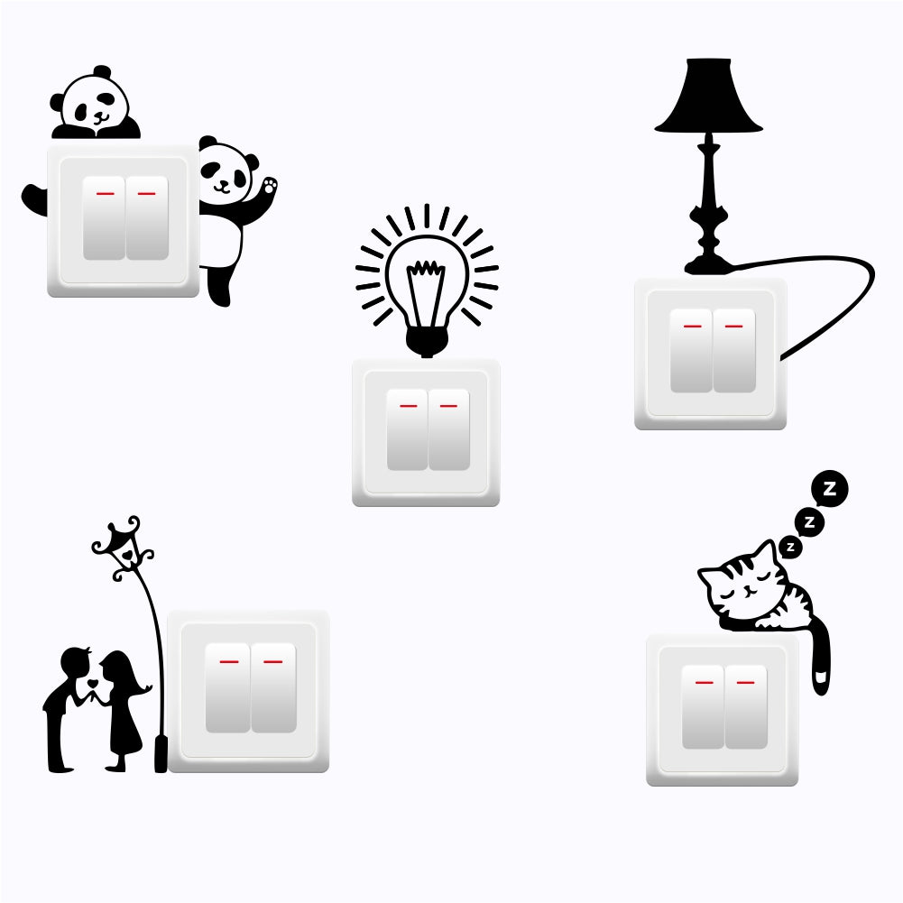 Switch Board Stickers to Add Charm and Fun to Your Home Decor – Zecor ...